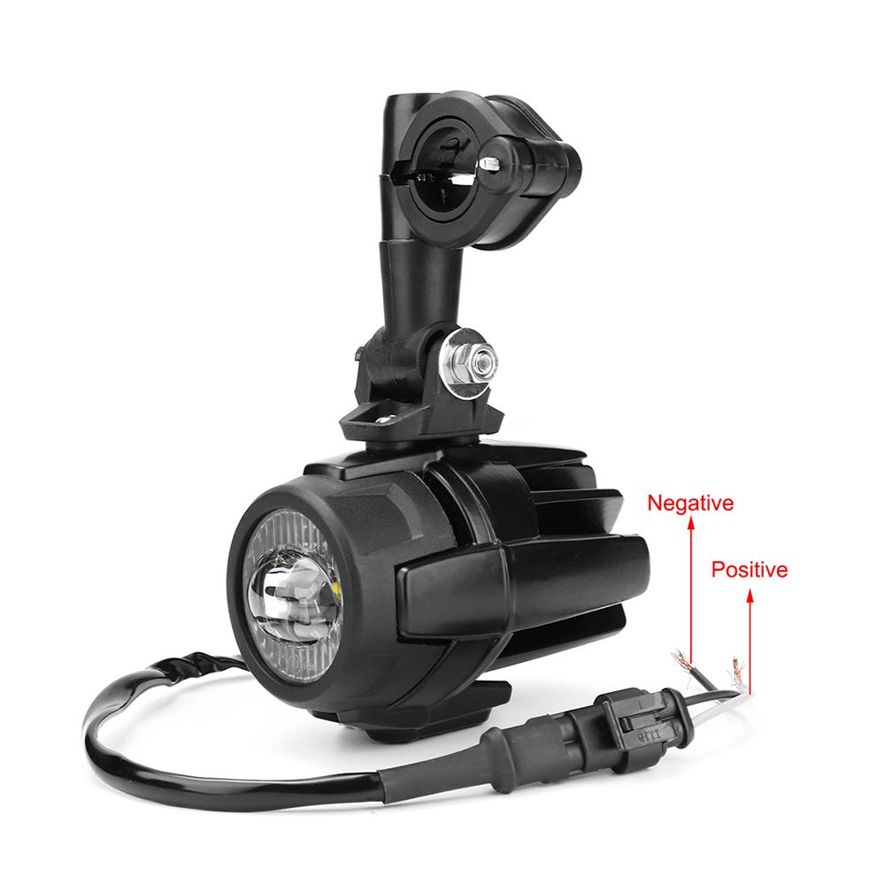 10-30V 40W Motorcycle LED Auxiliary Fog Spot Light Safety Driving Lamp Compatible with BMWs ...