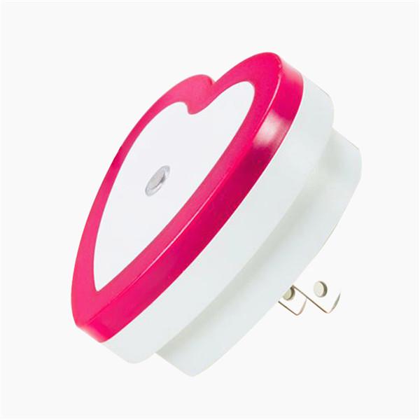Buy LED Smart Sensor Light Baby Bedroom Lamp Heart Shape Energy Saving ...