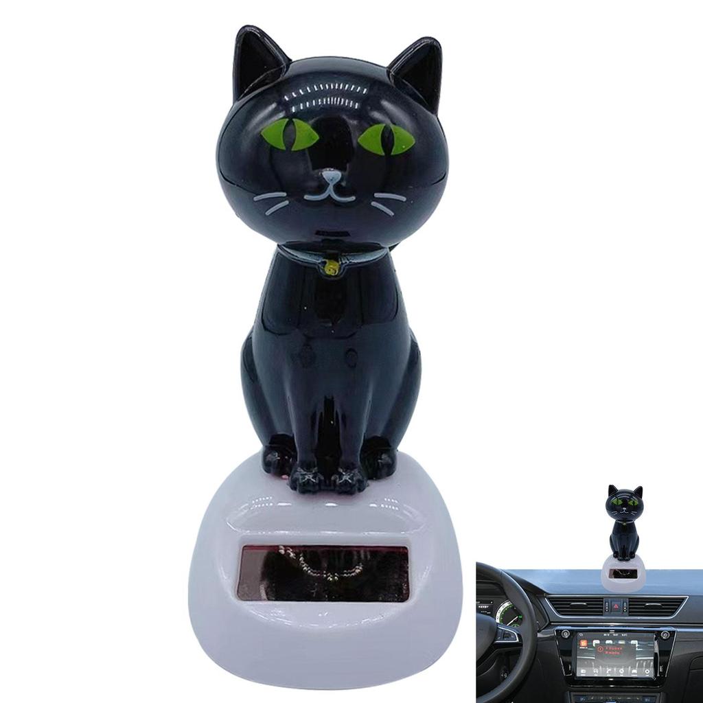 Cheap Solar Dancing Toy | Cute Solar Powered Swinging Cat Dashboard ...