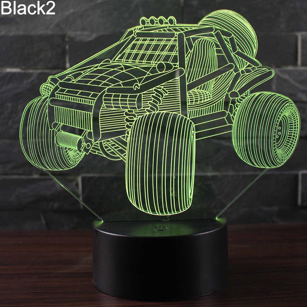 Buy 3D Vehicle Illusion Color LED Desk Changing Children Room Table ...