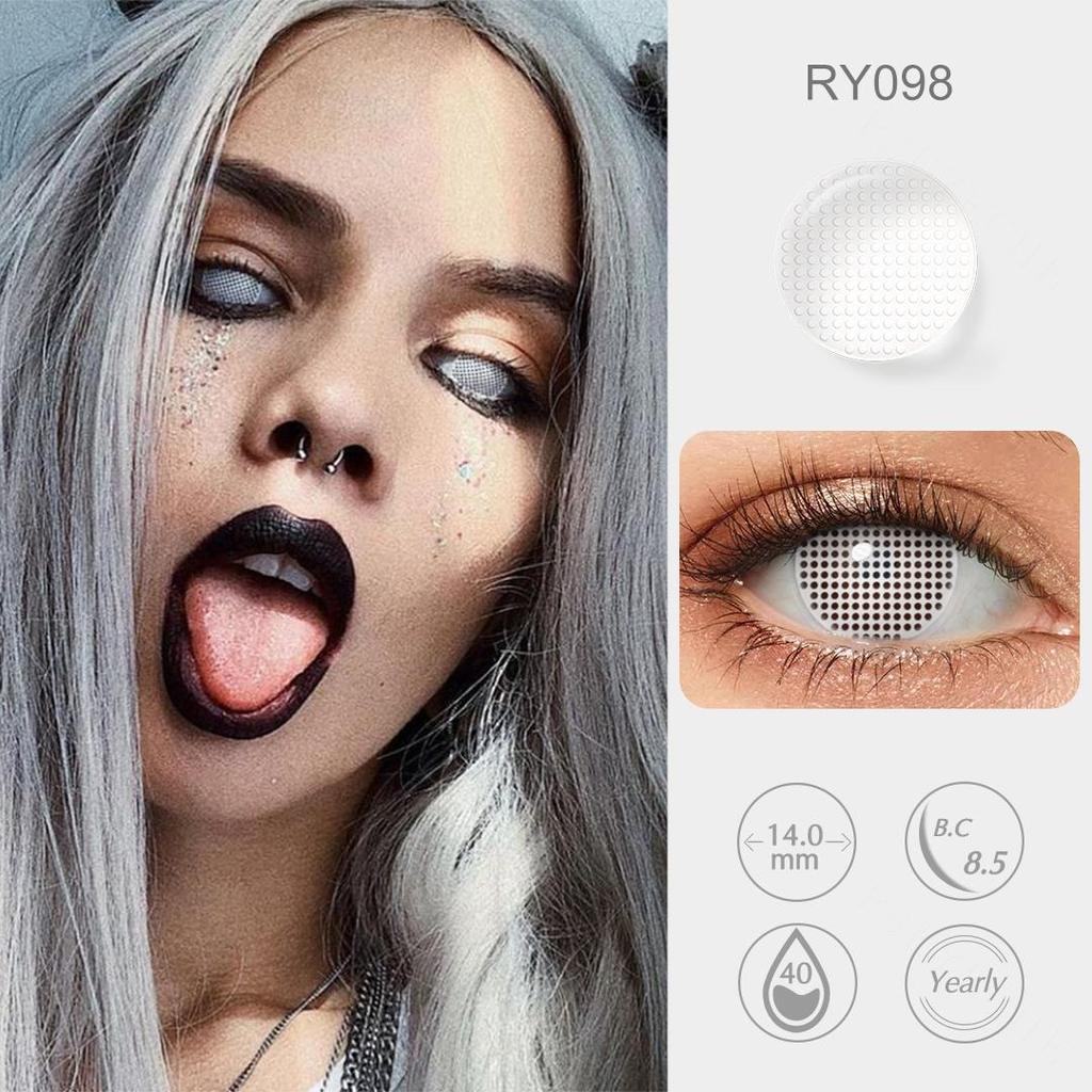 Blind White Contacts
