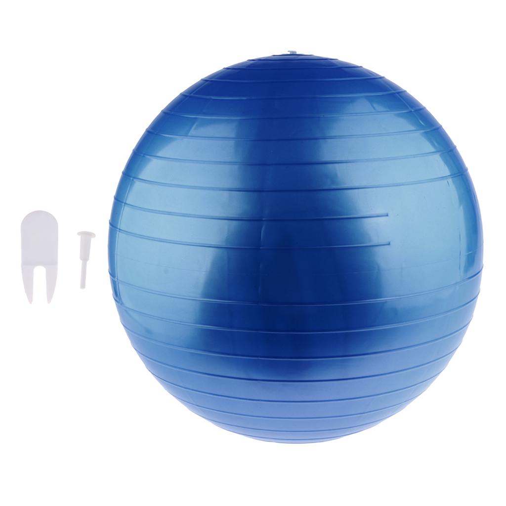 Buy PVC Yoga Ball Exercise Fitness Balance Air Plug Anti Burst 45cm ...