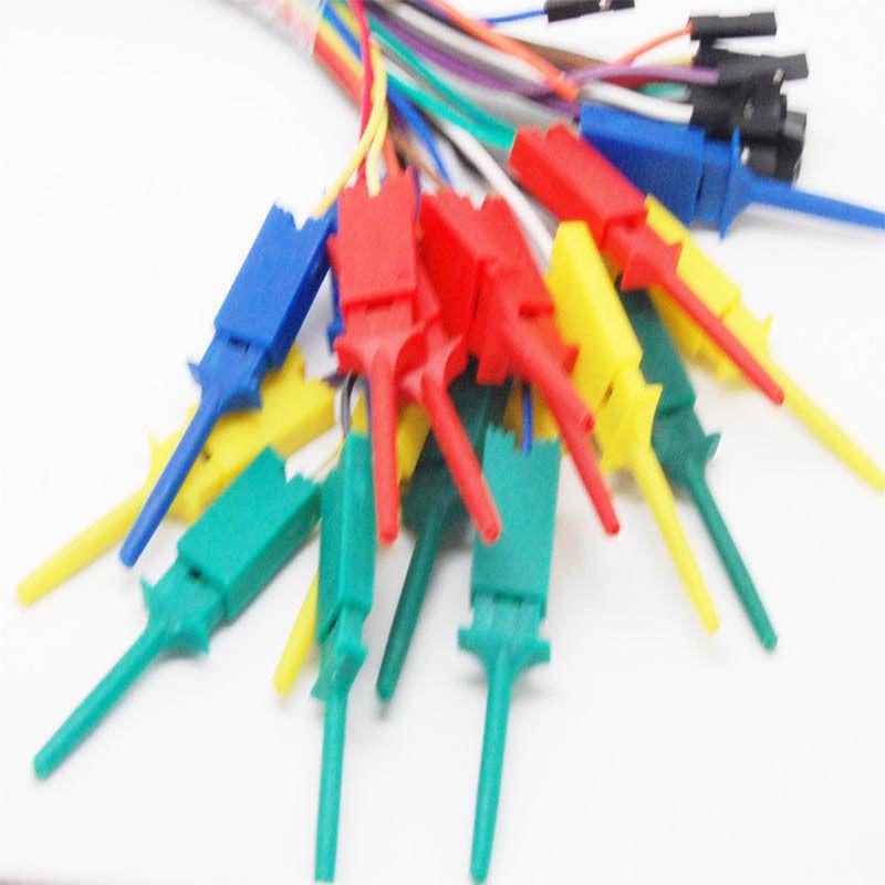 Buy 10Pcs Test Hook Clip For Logic Analyser Dupont Female Cable Arduino ...