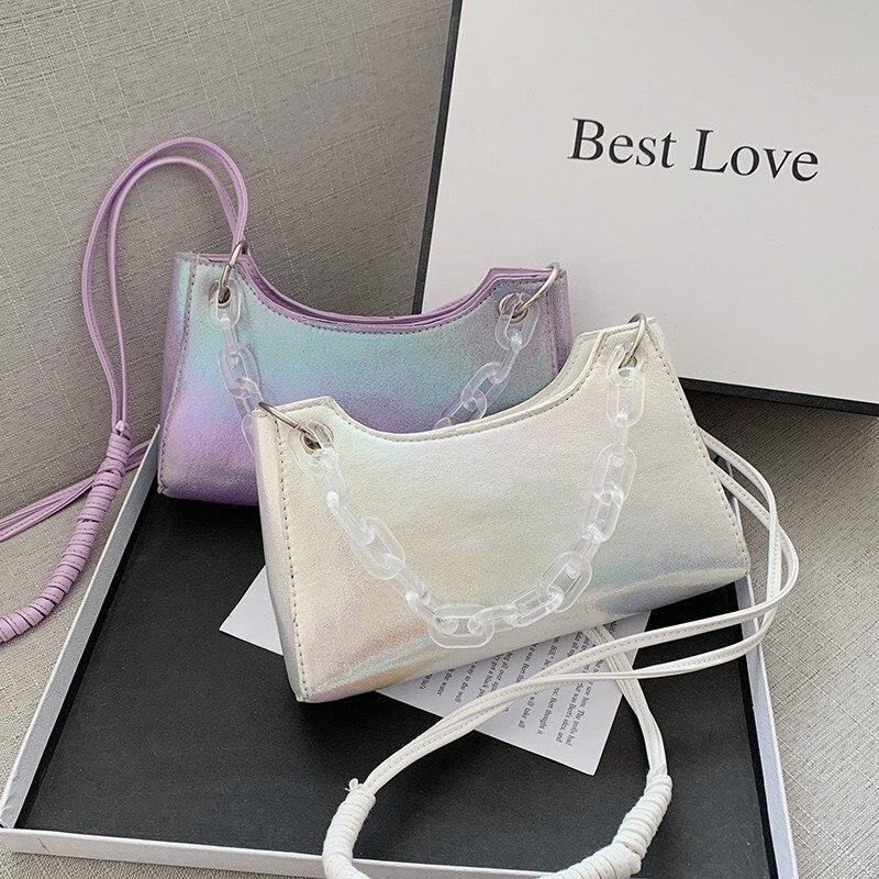 Cheap New Transparent Chain Shoulder Bags For Women Casual Messenger ...