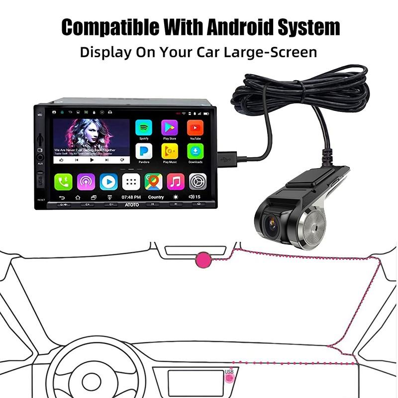Buy Android USB Port Car DVR Wifi Dash Camera 2 In 1 Dual-Use ADAS ...