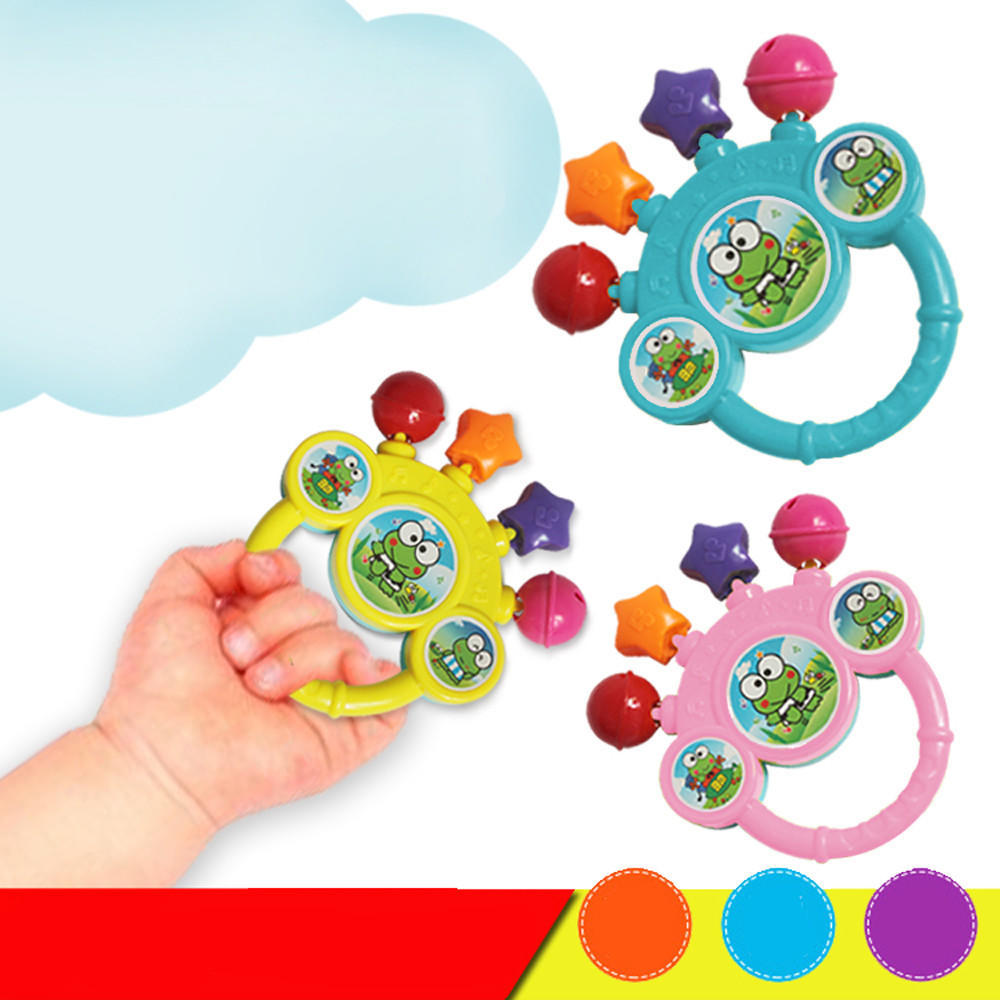Buy Creative Baby Bell Kids Handbell Toy Jingle Rattle Toys Infant ...