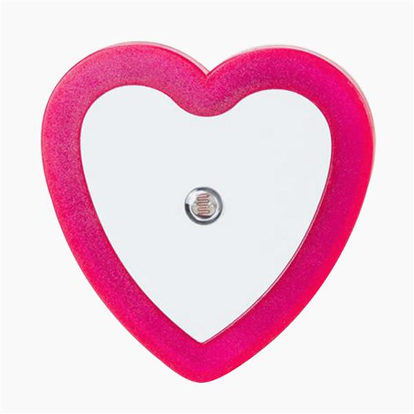 Buy LED Smart Sensor Light Baby Bedroom Lamp Heart Shape Energy Saving ...