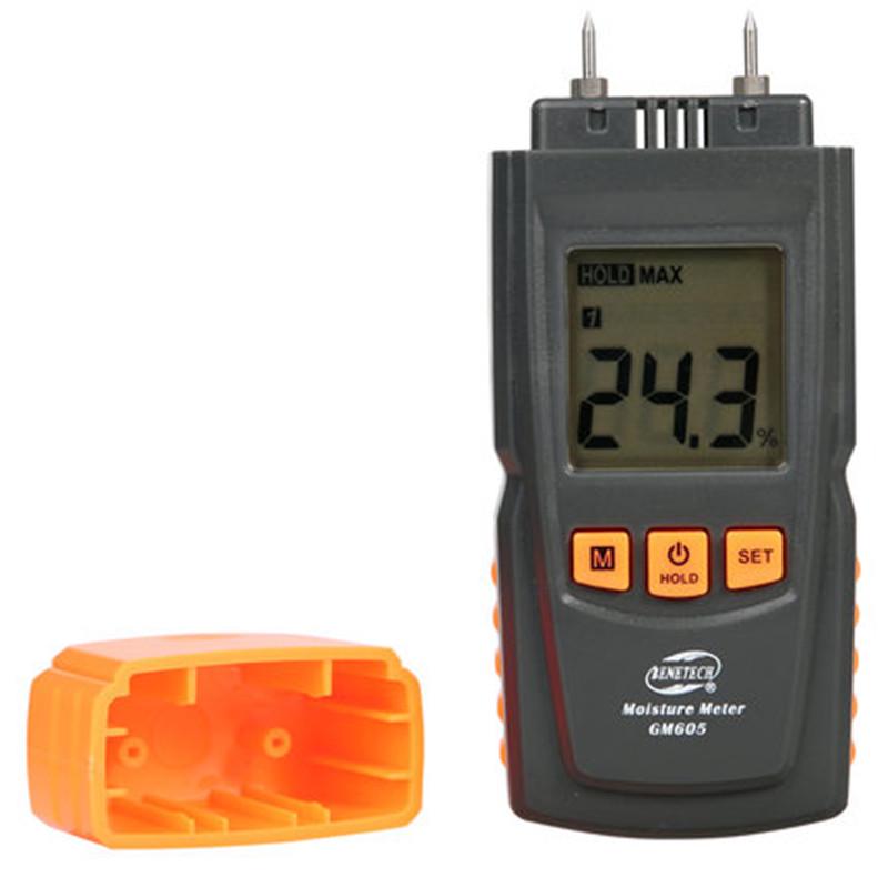 GM605 Digital LCD Display Humidity Tester Timber Damp Detector Portable ...