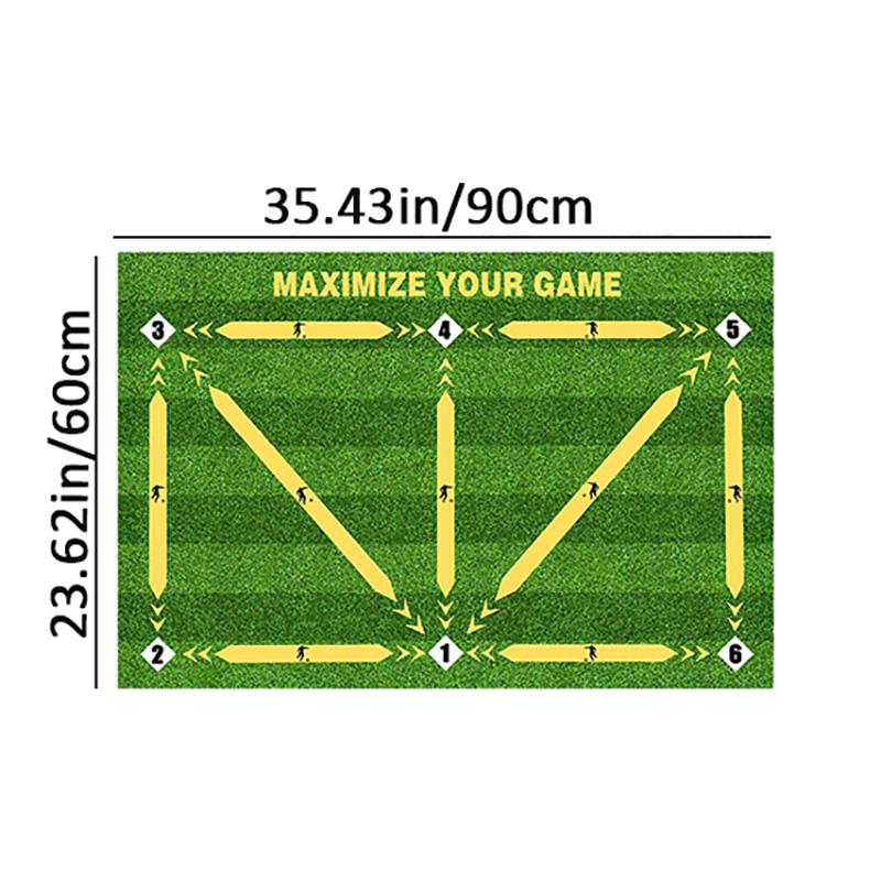 Cheap Football Training Mat Rug Dribbling Silent Football Training Mats ...
