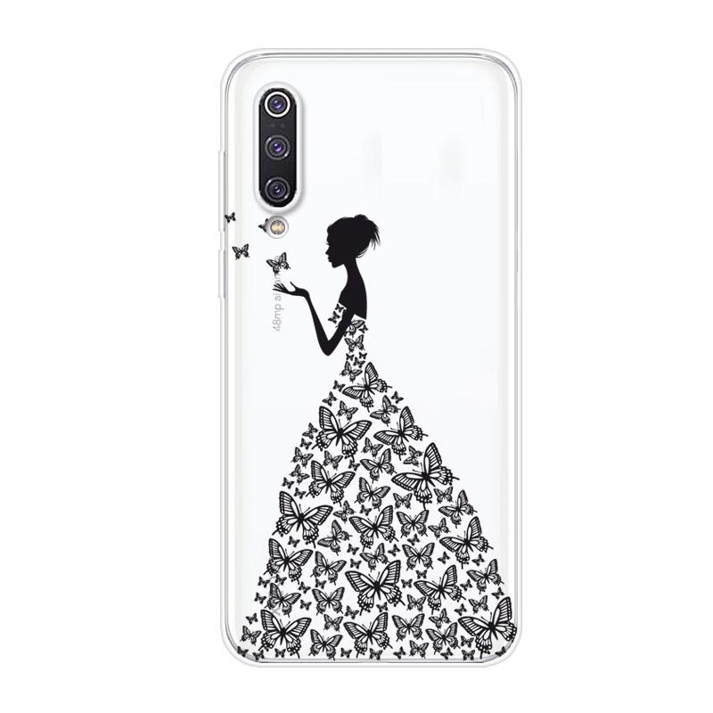 For Xiaomi Mi A3 Silicone TPU Back Cover Xiaomi MiA3 A 3 Soft Phone ...