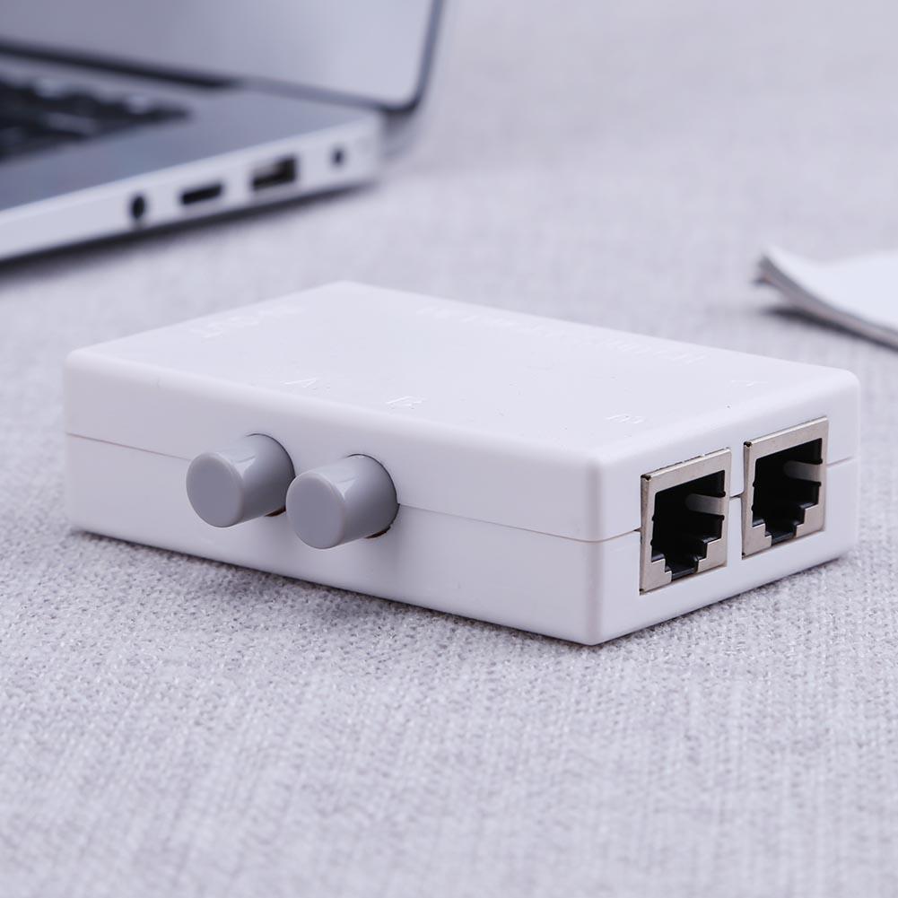 Mini 2 Port RJ45 Lan Hub Network Switch Box Computer Ethernet Internet ...