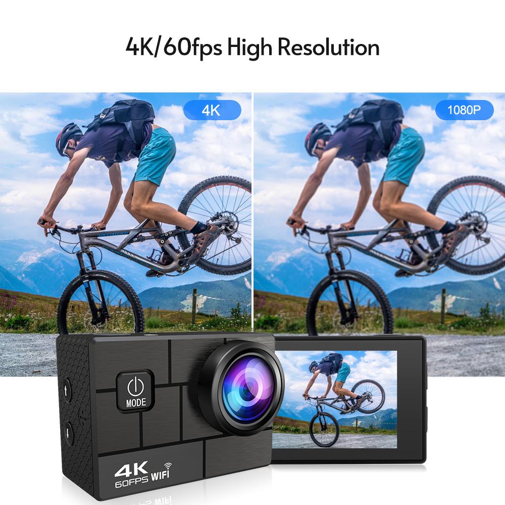 Buy 4K/60FPS 24MP High Resolution Sports Camera Portable DV Camcorder ...