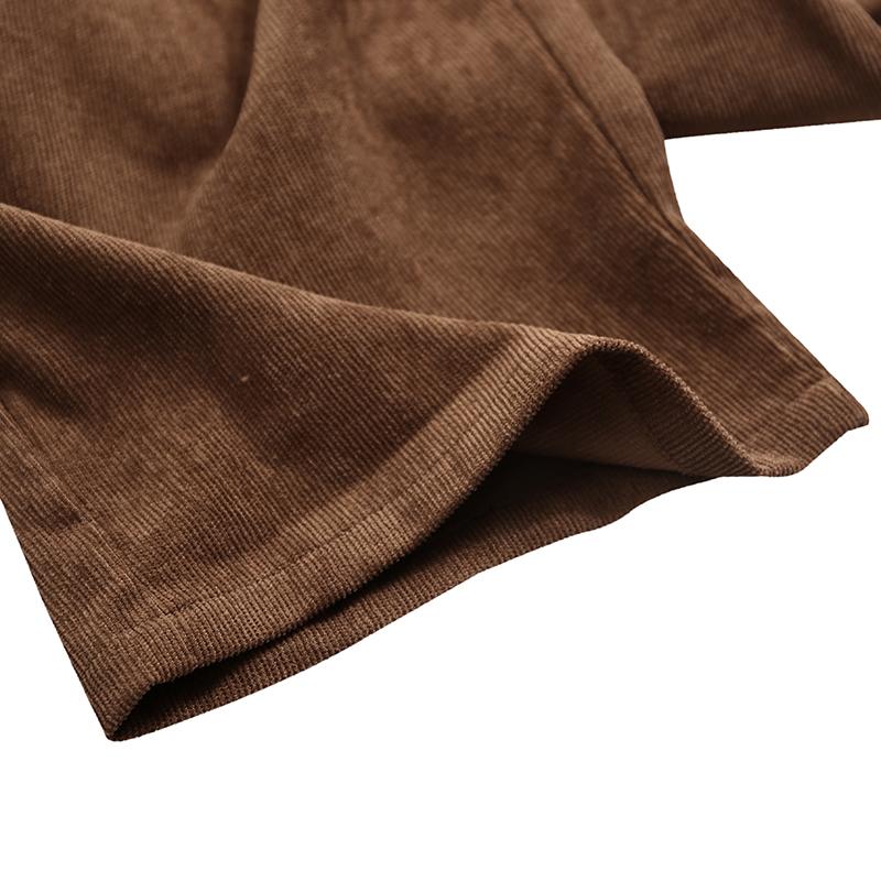Iegādāties ZANZEA Vintage velveta taisnas bikses sezonas ikdienas stilā ...