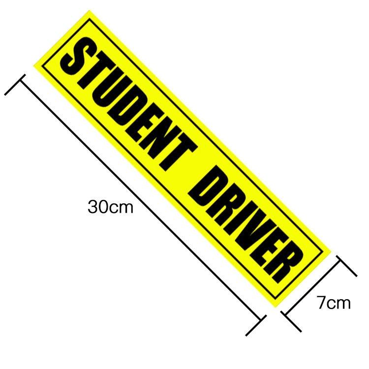 Sticker Student Driver Sign Car Bumper Sticker Decal Window Loose 10 ...