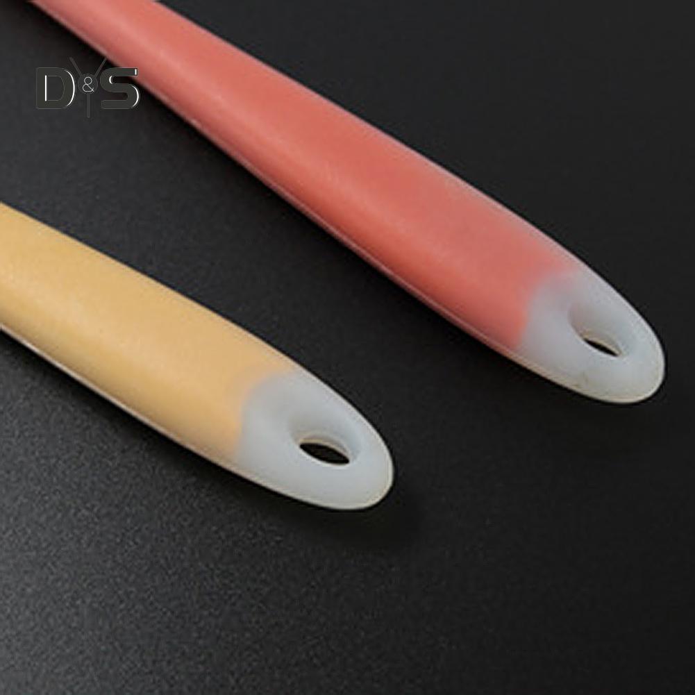 Cheap Silicone Nonstick Anti Hot Translucent Handle Soup Spoons Kitchen ...