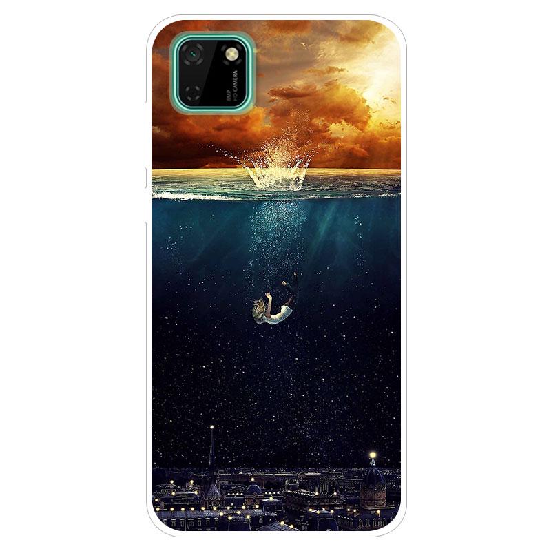 Cheap For Huawei Y5P HuaweiY5P Case Soft Silicone Back Cover Cartoon ...
