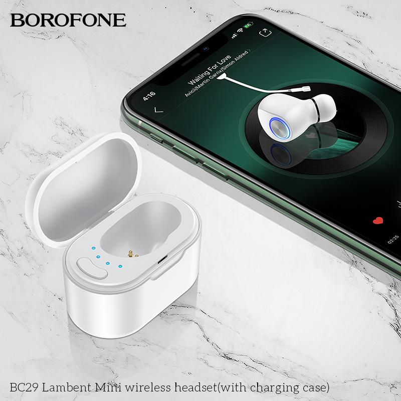 Buy BOROFONE BC29 TWS Bluetooth Headsets Wireless Earbud Gaming Mini ...