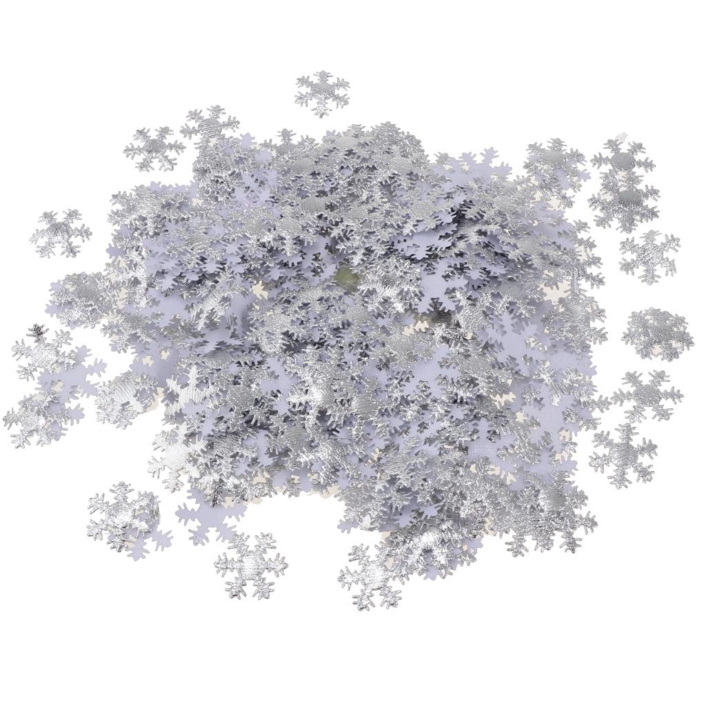 500pcs Bag 25mm Nonwoven Snowflake Table Scatter Confetti Xmas Party ...