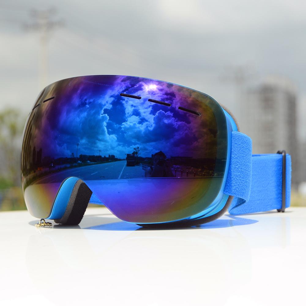 Buy Skiing Eyewear Ski goggles double anti-fog large spherical men's ...