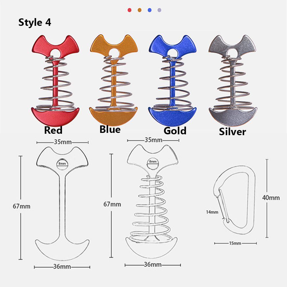 Satın alın Floor Deck Stakes Outdoor Awning Spring Fishbone Anchor ...