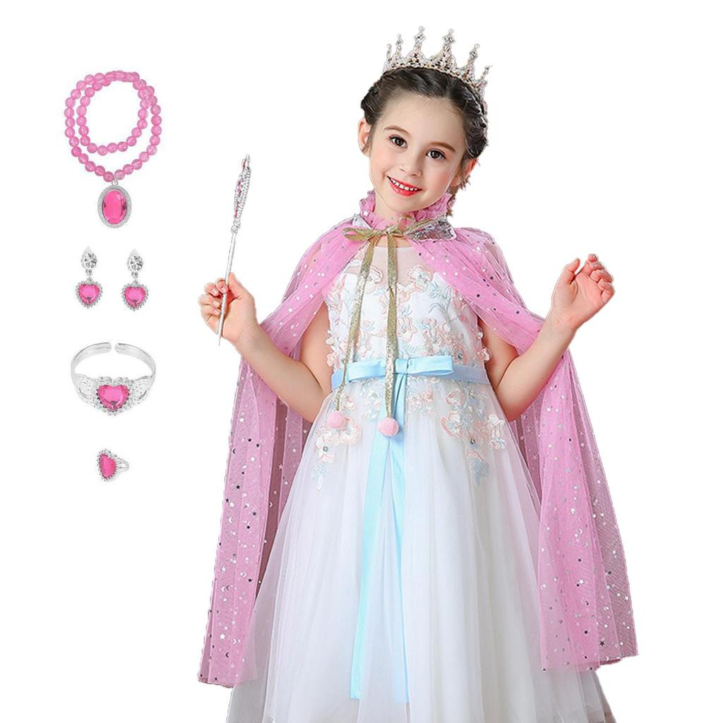 Buy Princess Cape-Girls Princess Capes for Dis-ney Princess Pretending ...