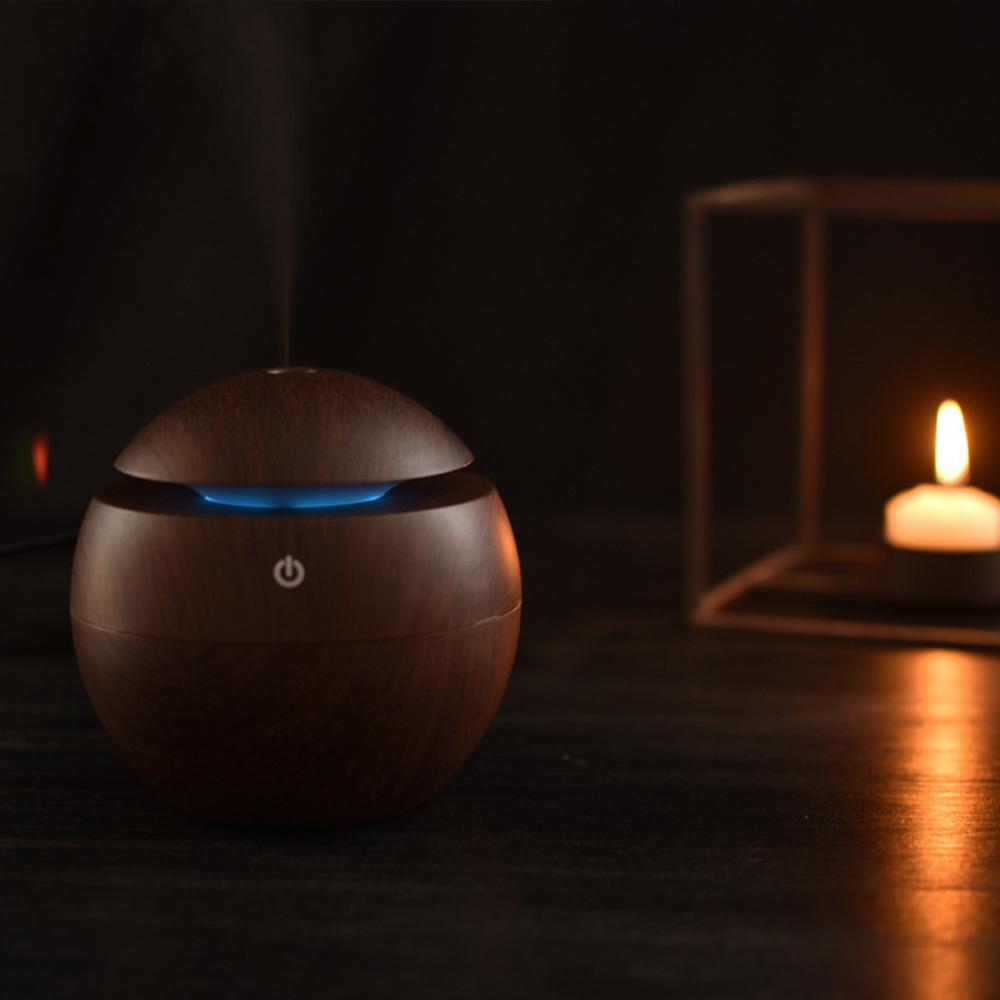 Buy Electric Night Light Up LED Air Diffuser Aroma Oil Humidifier Home ...