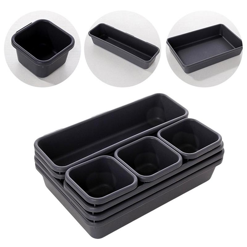 Buy Household Drawer Storage Box Tray Storage Box Office Kitchen Locker ...