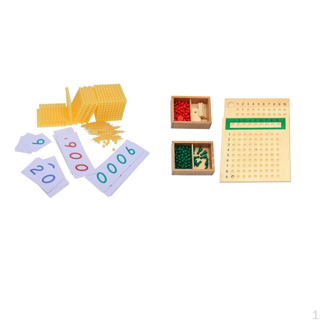 Montessori Preschool Kids Math Learning Toy Bank Game Multiply Divide ...