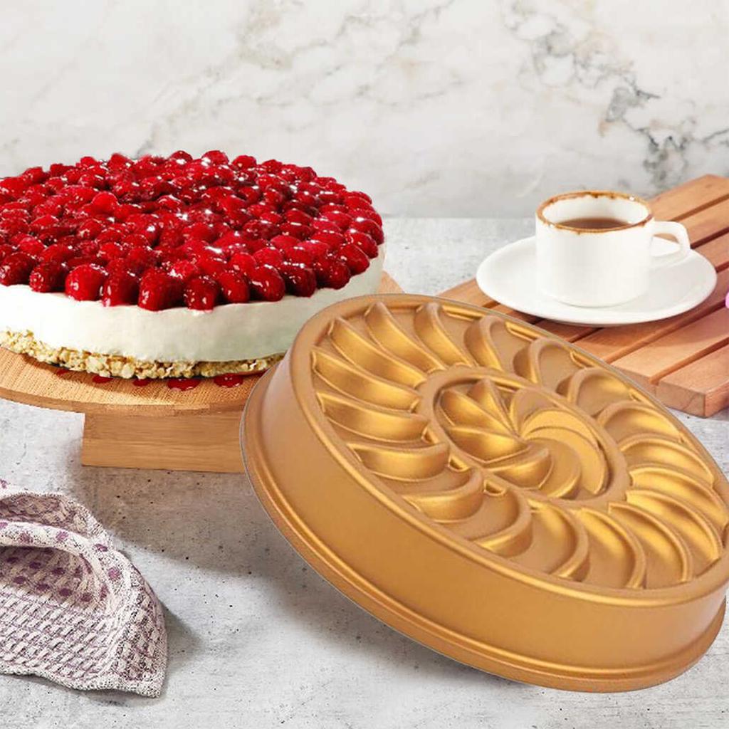Cheap Amboss Lapis Pie Cake Mold Gold | Joom