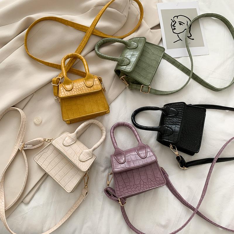 Cheap Fashion Mini Handbag Stone Pattern Versatile One Shoulder ...