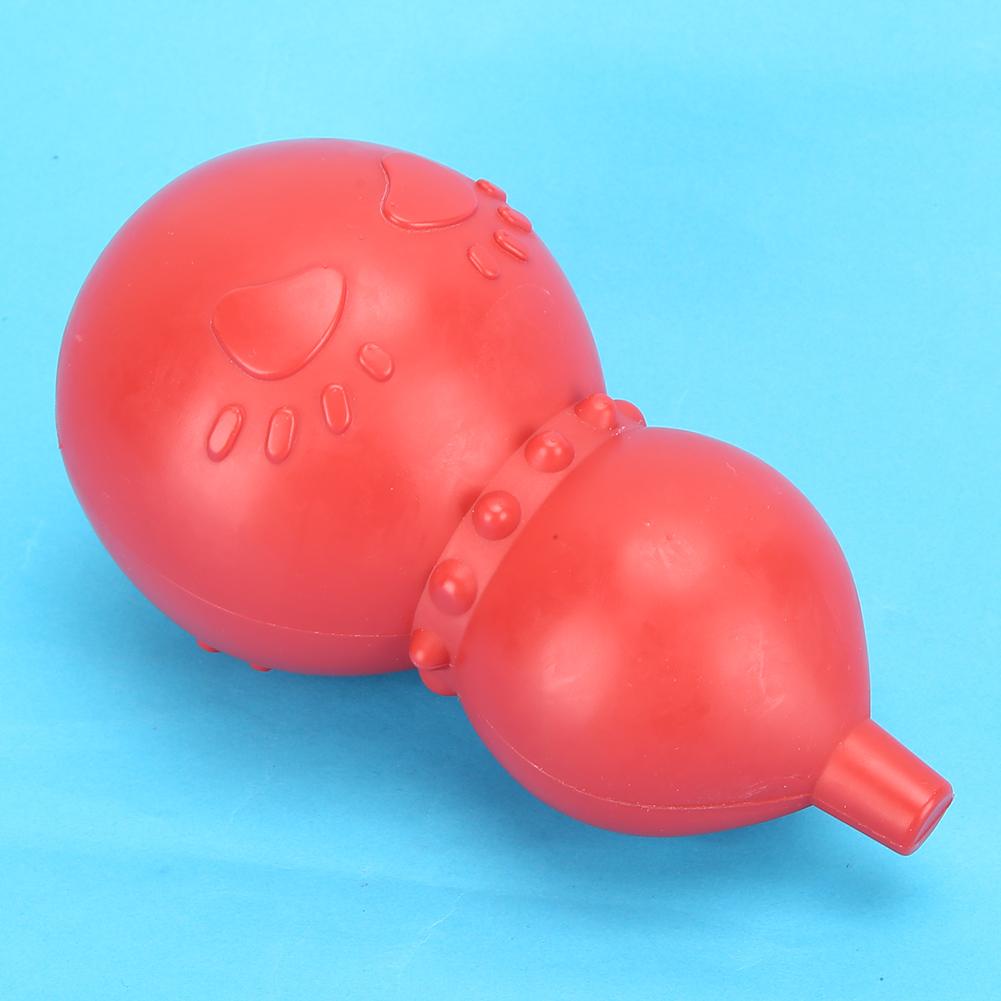 Buy TPR Pet Dog Safety Training Toy Calabash Shape Molar Teeth Puzzle ...