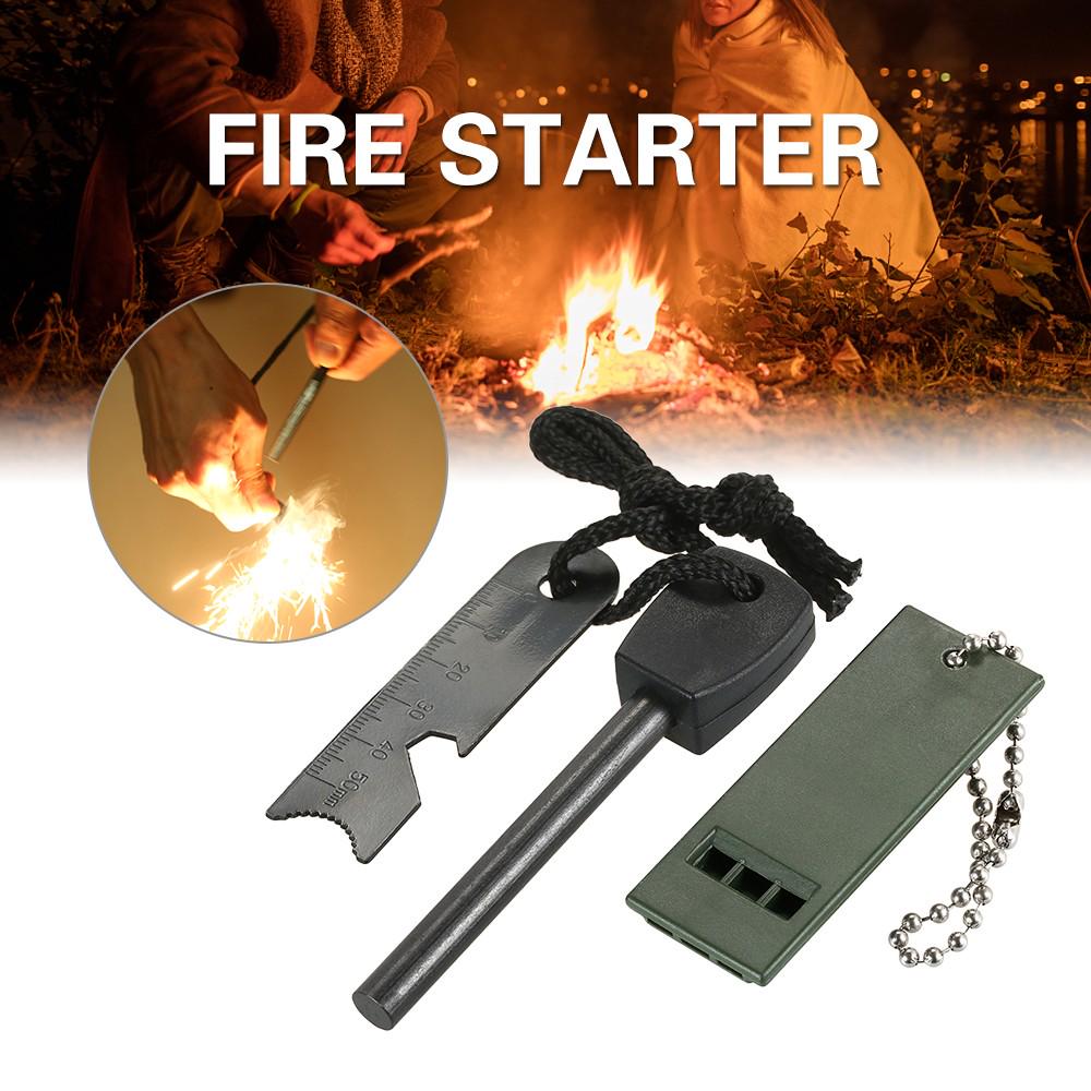 Fire Starter Firesteel Flintstone Fire Steel Striker Fire Start Tool ...