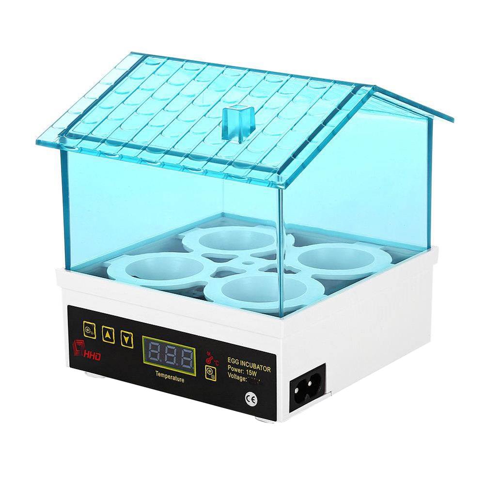 Cheap 4pcs Mini Semi Automatic Incubator Experiment LED Poultry Digital ...