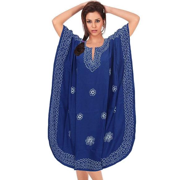 2020 Embroidery Cotton Bathing suit Cover ups Tunics for Beach Robe de ...