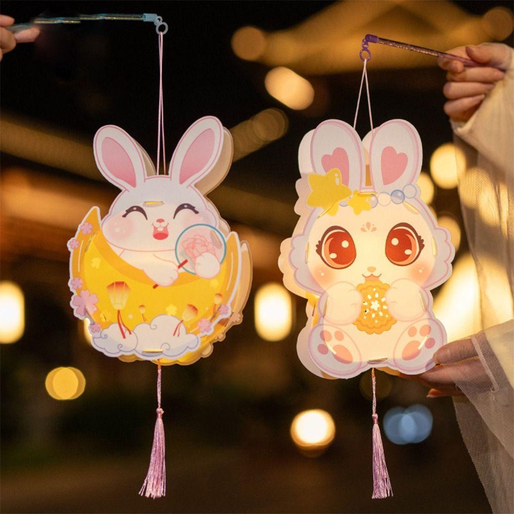 Satın alın Rabbit Middle Autumn Festival Lantern Hand Made Children DIY ...
