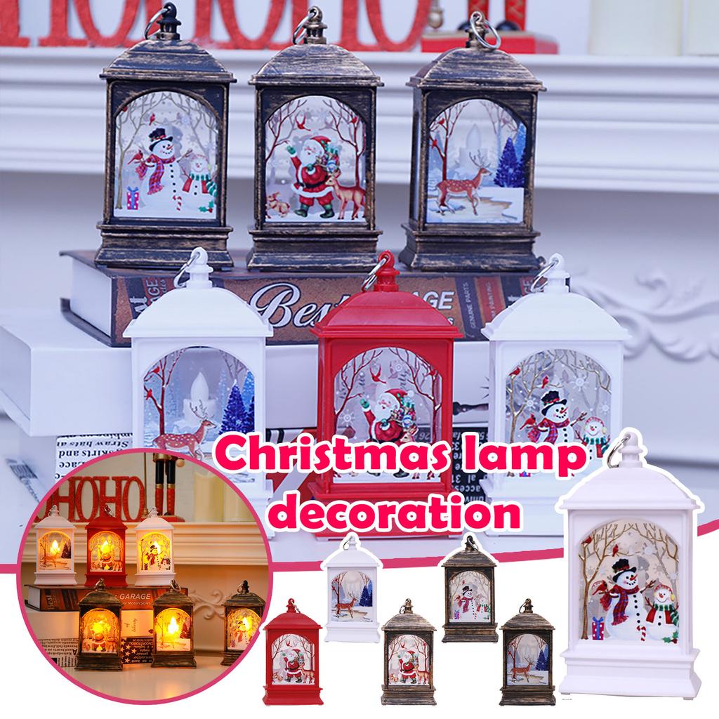 Buy TC Christmas Simulation LED Flame Lamp Square Wind Lamp Decoration ...