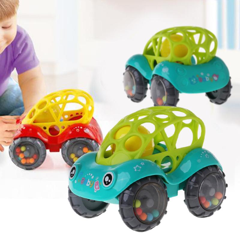 Buy Baby Infant Rattle Roll Car Toy Soft Flexible Sounds Perfect ...