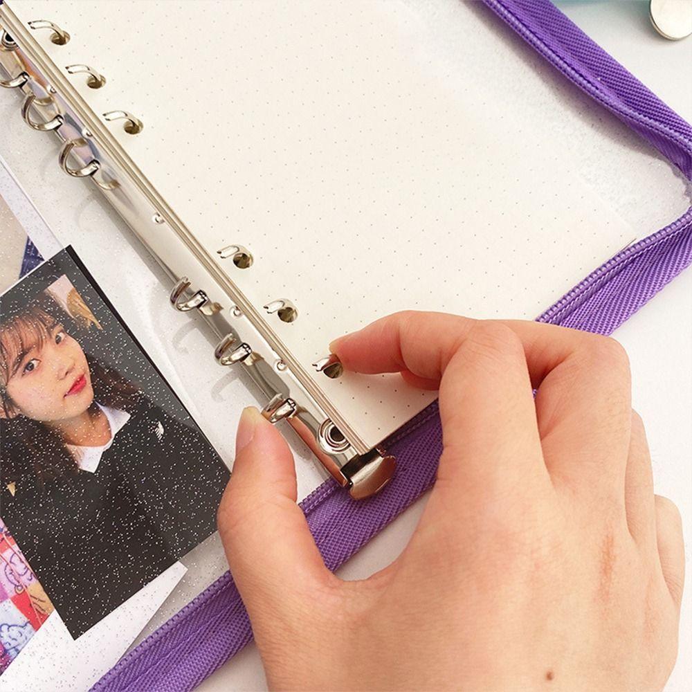 Kjøp Cover Collect Book Zipper Storage Bag Card Paper Binder Test Paper ...