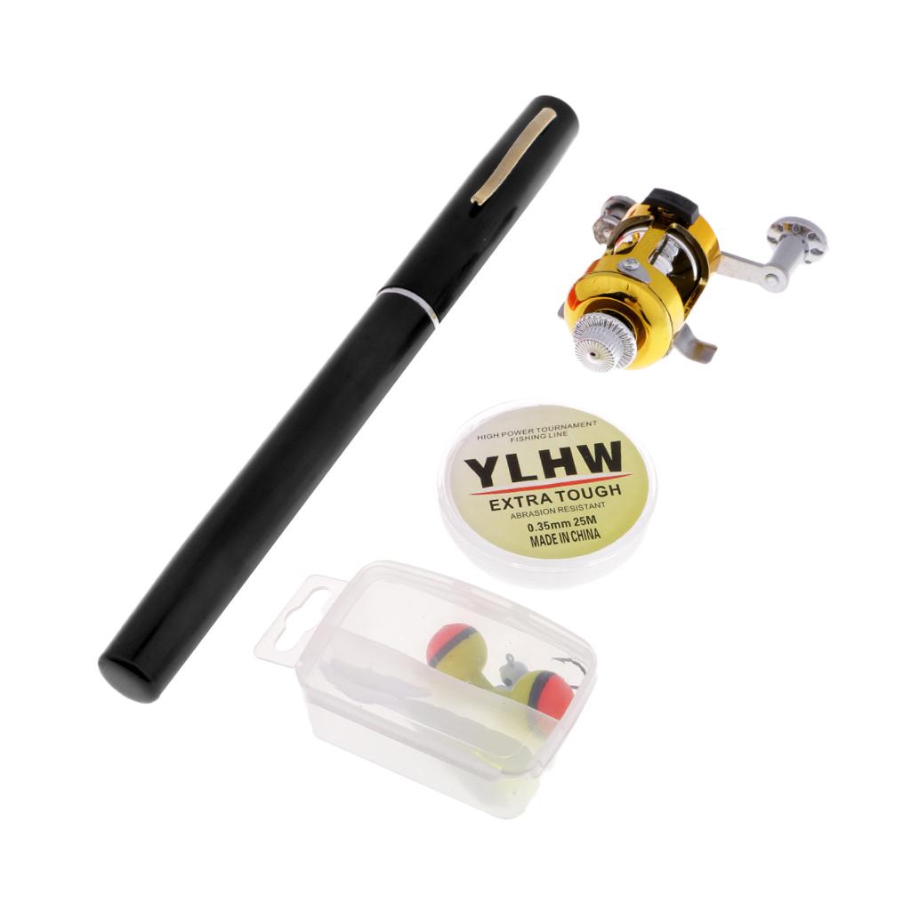 Buy Mini Telescopic Pocket Fish Pen Fishing Rod & Reel Combo ...