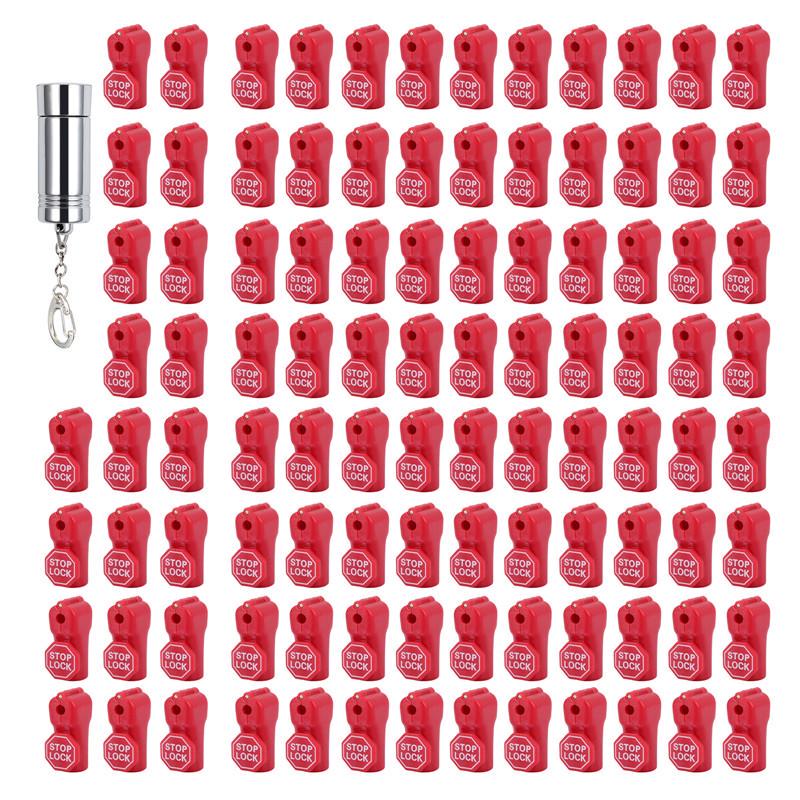 Buy 100pcs Retail Security Stop Lock Detacher Key Ask for Help Hook ...