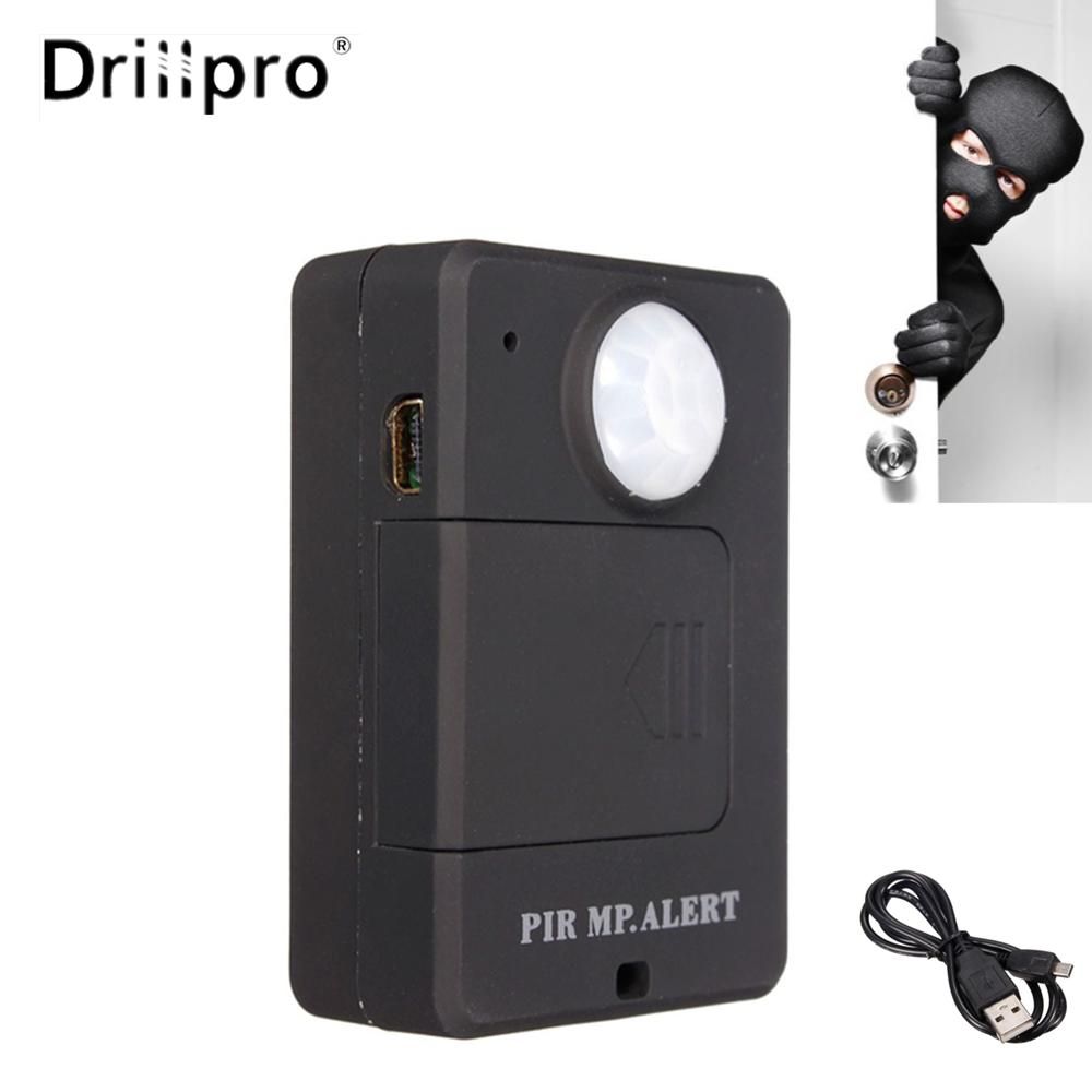 Buy Drillpro Mini PIR Alert Sensor Wireless Infrared GSM Alarm Monitor ...