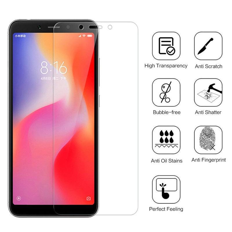 Buy 9H Redmi 6a Glass Protective On Redmi 6 a A6 Armor Safety Screen ...
