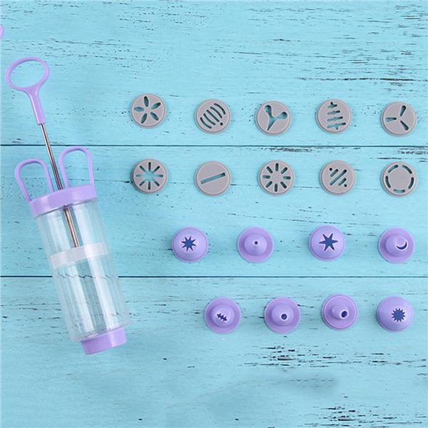 Buy Cookie Maker Press Gun Kit Multictional Comfort Grip Cookie Press ...