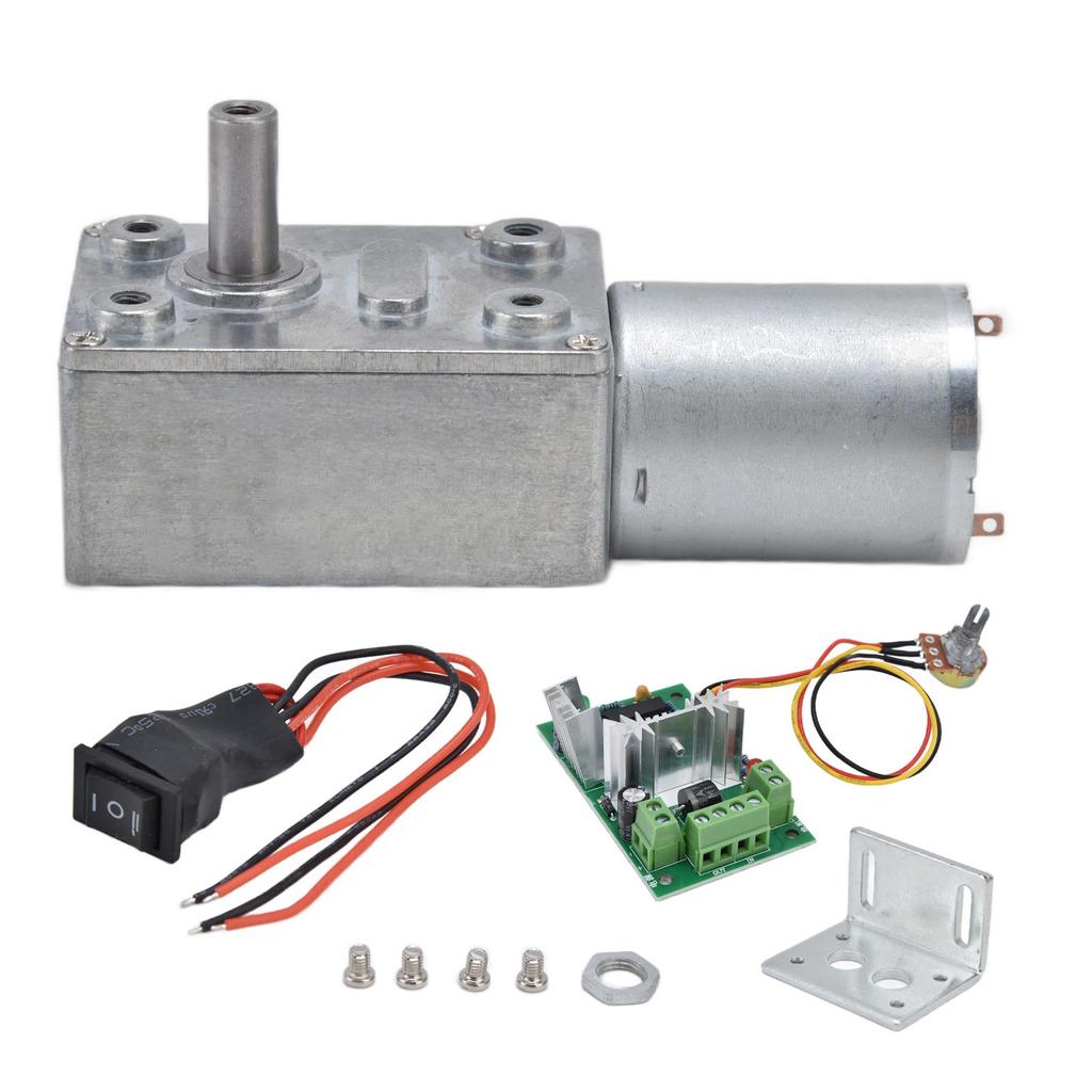 Buy 6V Geared Motor DC Turbo Worm Mini Speed Reduction Electric Motors ...