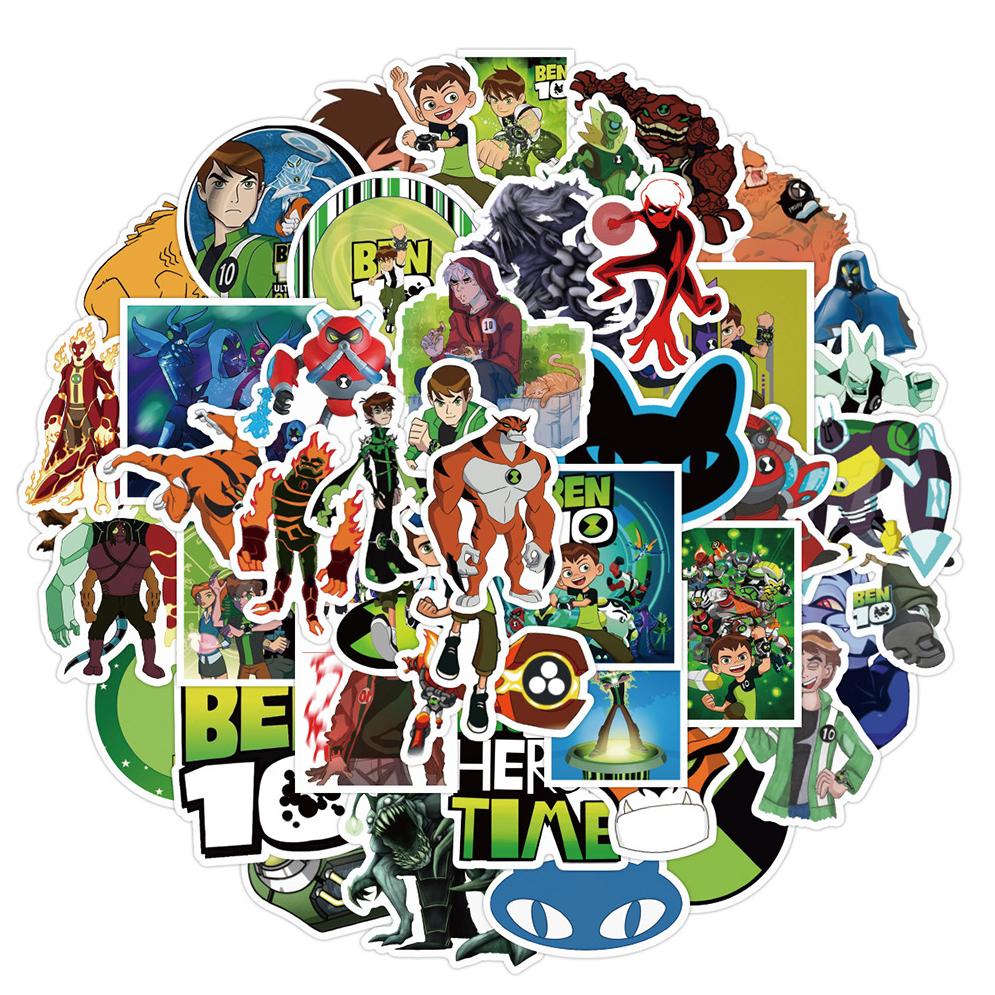 25/50pcs Ben 10 Cartoon Movie Series Stickers Suitable For Laptops ...