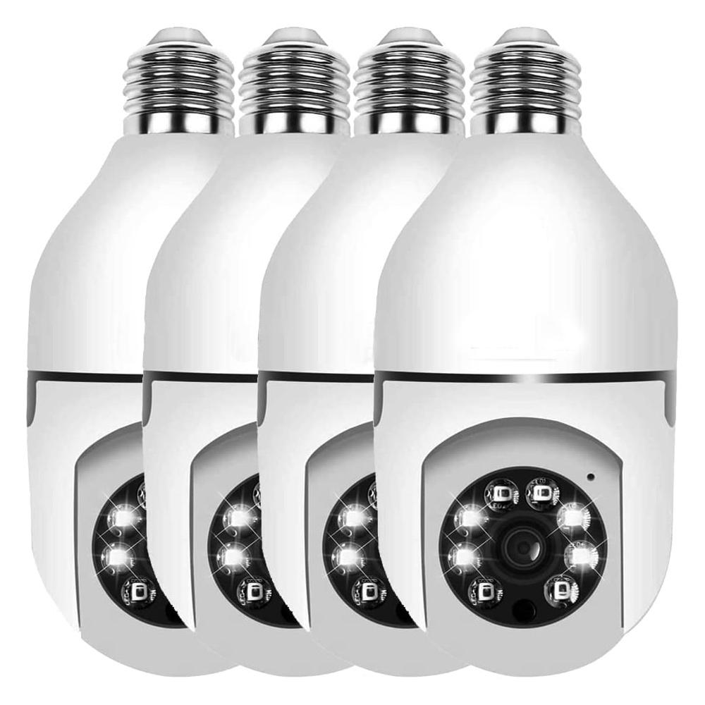 Cheap 1080P 2.0MP Wireless Light Bulb PTZ Security Camera with E27 ...