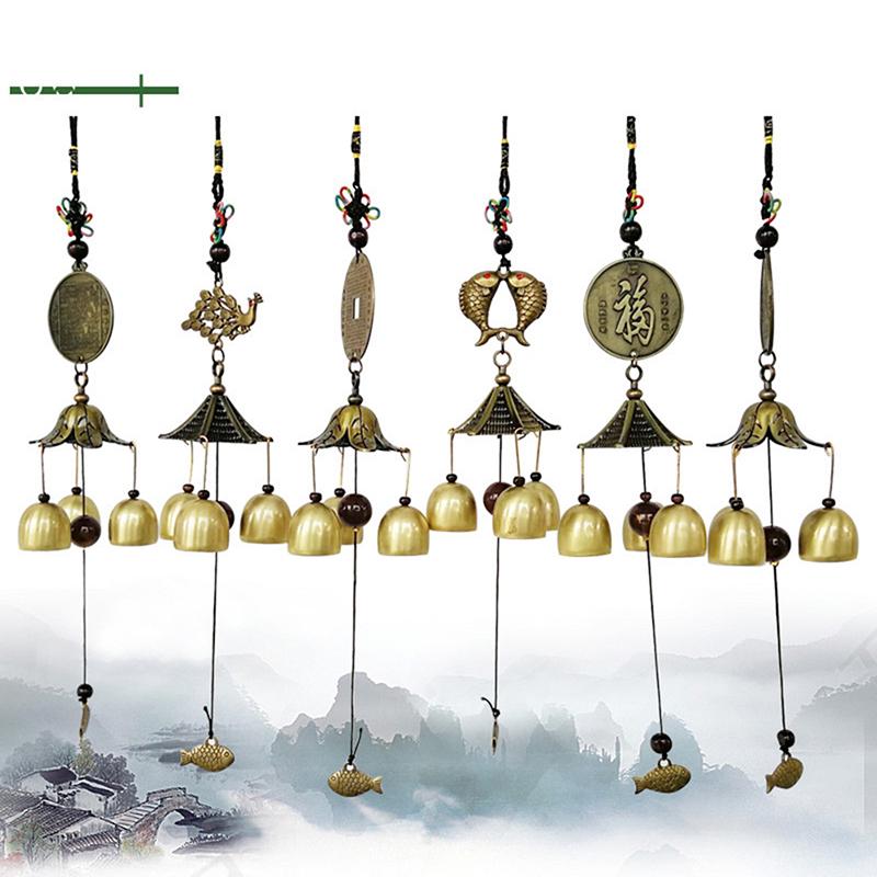 Wind Chimes Wind Bell Aeolian Bells Copper Wind-Bell Garden Home Decor ...