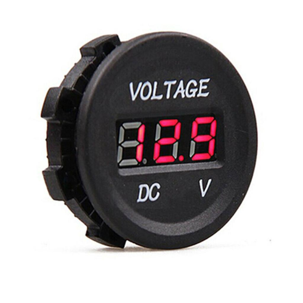 Buy PDTO 12V LED Digital Display Voltmeter Mini DC Voltage Gauge Meter ...