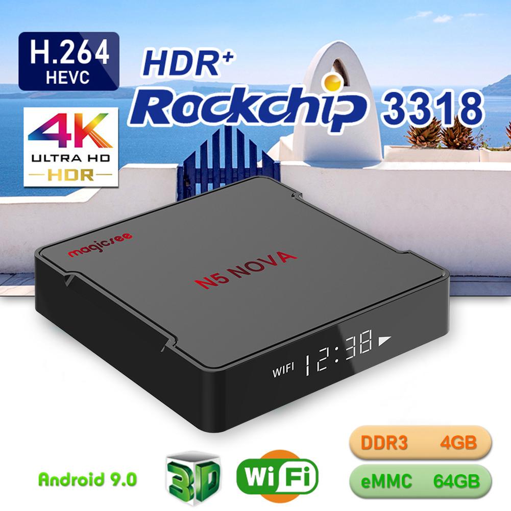 Buy N5 NOVA Android 9.0 4G+64G RK3318 Quad Core 4K H.264 Wifi BT4.0 Set ...