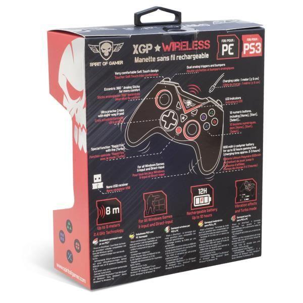 Buy SPIRIT OF GAMER Gamer Controller Xtrem Gamepad - Wireless - 12 ...